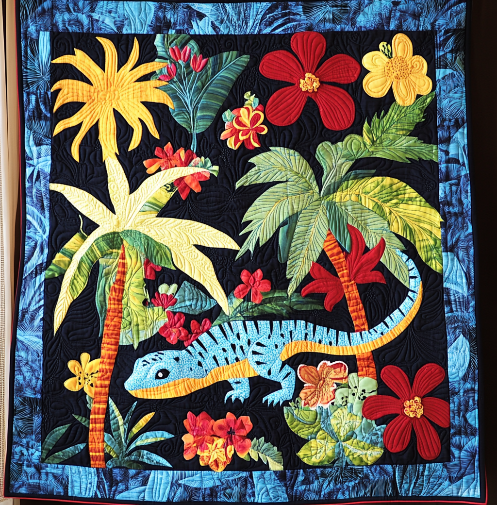 Lizard DAI190225047 Quilt Blanket – Alpha Quilt