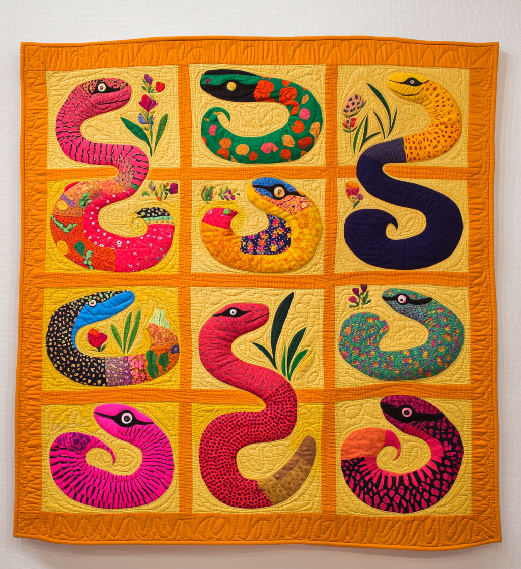Snake DAI200125247 Quilt Blanket – Alpha Quilt