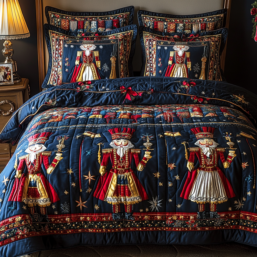 Christmas Nutcracker TAI041124285 Quilt Bedding Set – Alpha Quilt