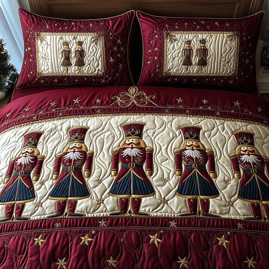 Christmas Nutcracker TAI041124321 Quilt Bedding Set – Alpha Quilt