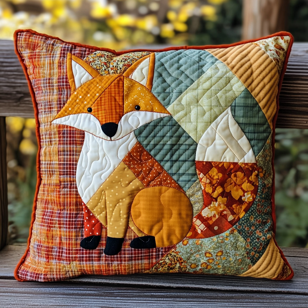 Fox DAI05112493 Quilted Pillow Case – Alpha Quilt