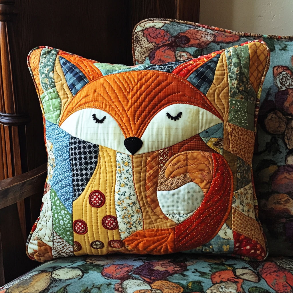 Fox DAI05112495 Quilted Pillow Case – Alpha Quilt