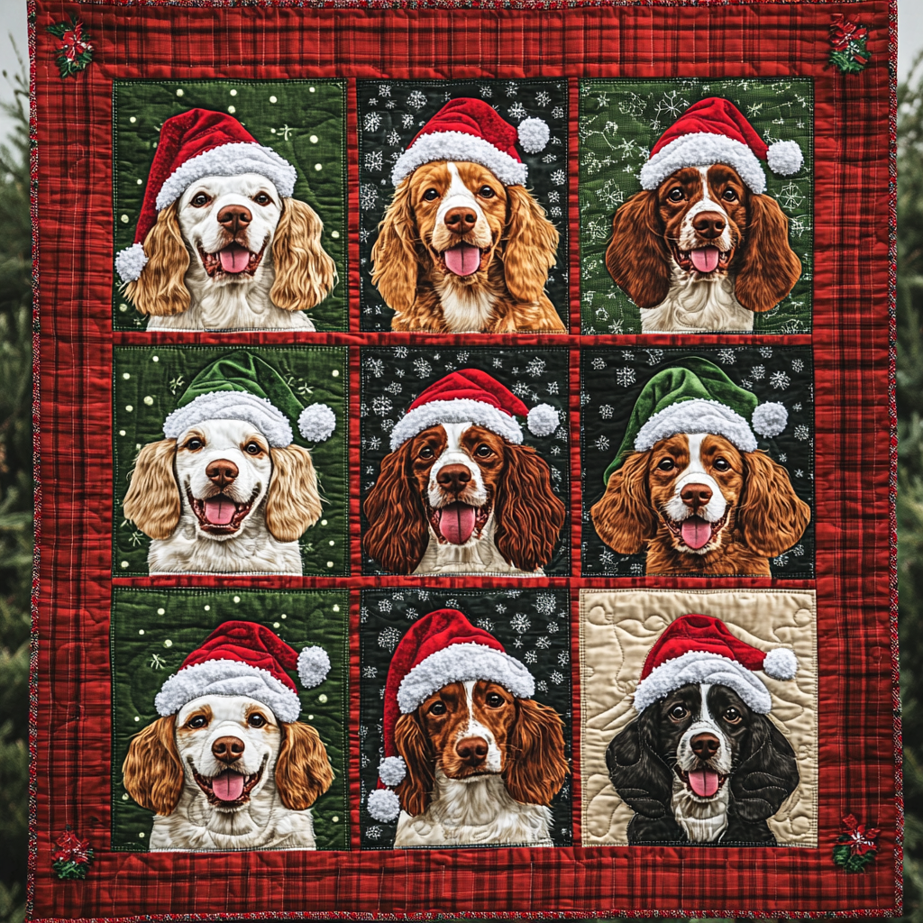 Spaniel TAI041124090 Quilt Blanket – Alpha Quilt